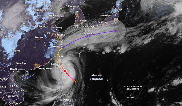 Alerta en Okinawa por la llegada del potente tifón Nº21 - International ...