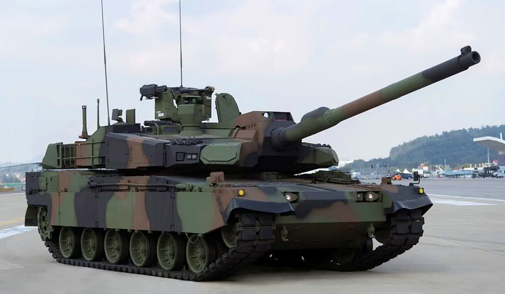 Tanque Militar Moderno Ai Generado Pesado Tanque En El Desierto A