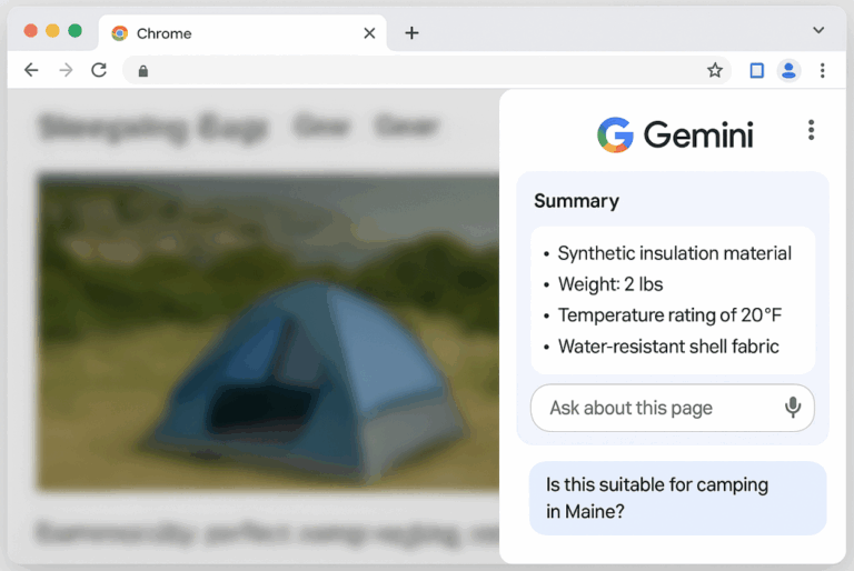Google integra el asistente Gemini con inteligencia artificial en navegador Chrome ...