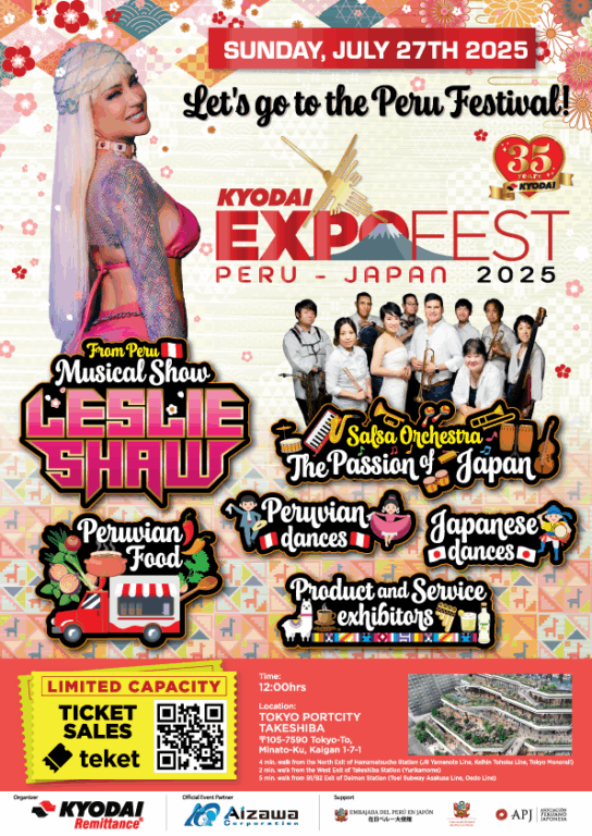 Leslie Shaw será la estrella de KYODAI EXPOFEST PERÚ-JAPÓN en Tokio ...
