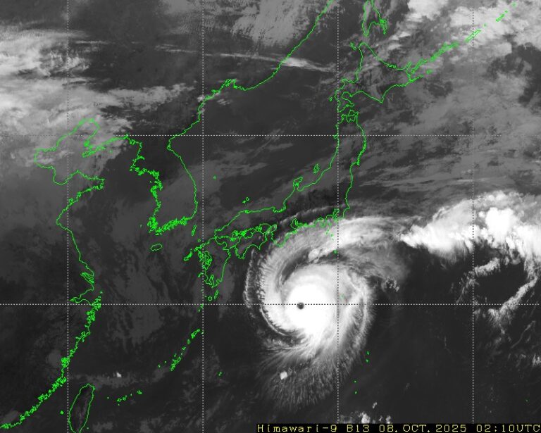 Japón prepara una alerta especial en Islas Izu por el súper tifón Nº22 ...